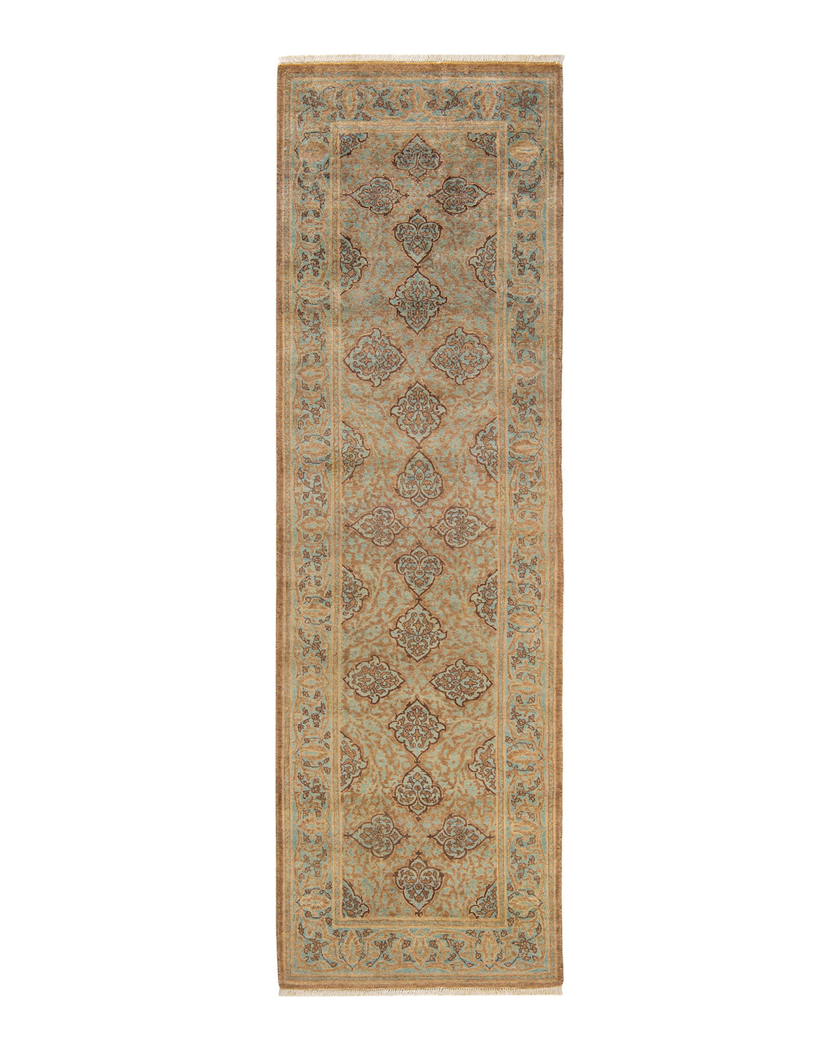 Solo Rugs Mogul One-of-a-Kind 2'7" x 8'5" Area Rug in Brown/Blue | Wayfair