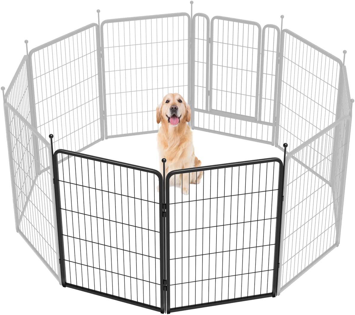 KD Dog Playpen, 24"/32"/40"/45"/50" Height For Multiple Sizes Of Dog ...