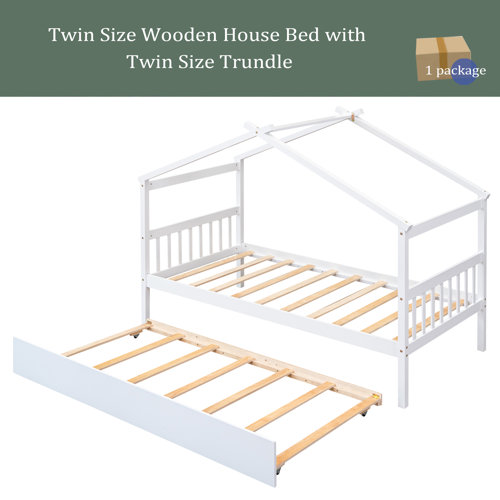 Harper Orchard Besmira Daybed with Trundle | Wayfair