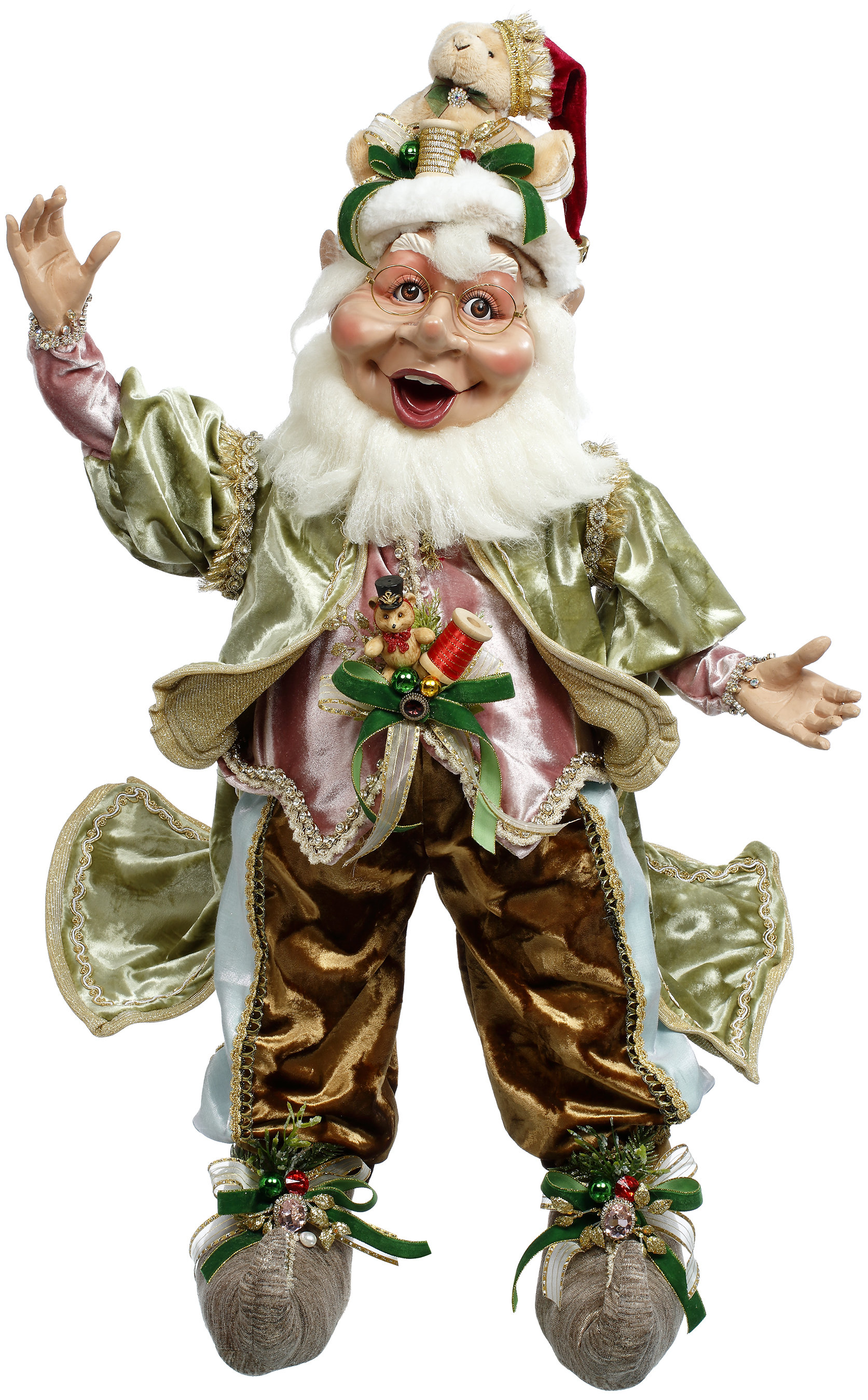 Mark Roberts Teddy Bear Elf - 34 Inches - Wayfair Canada