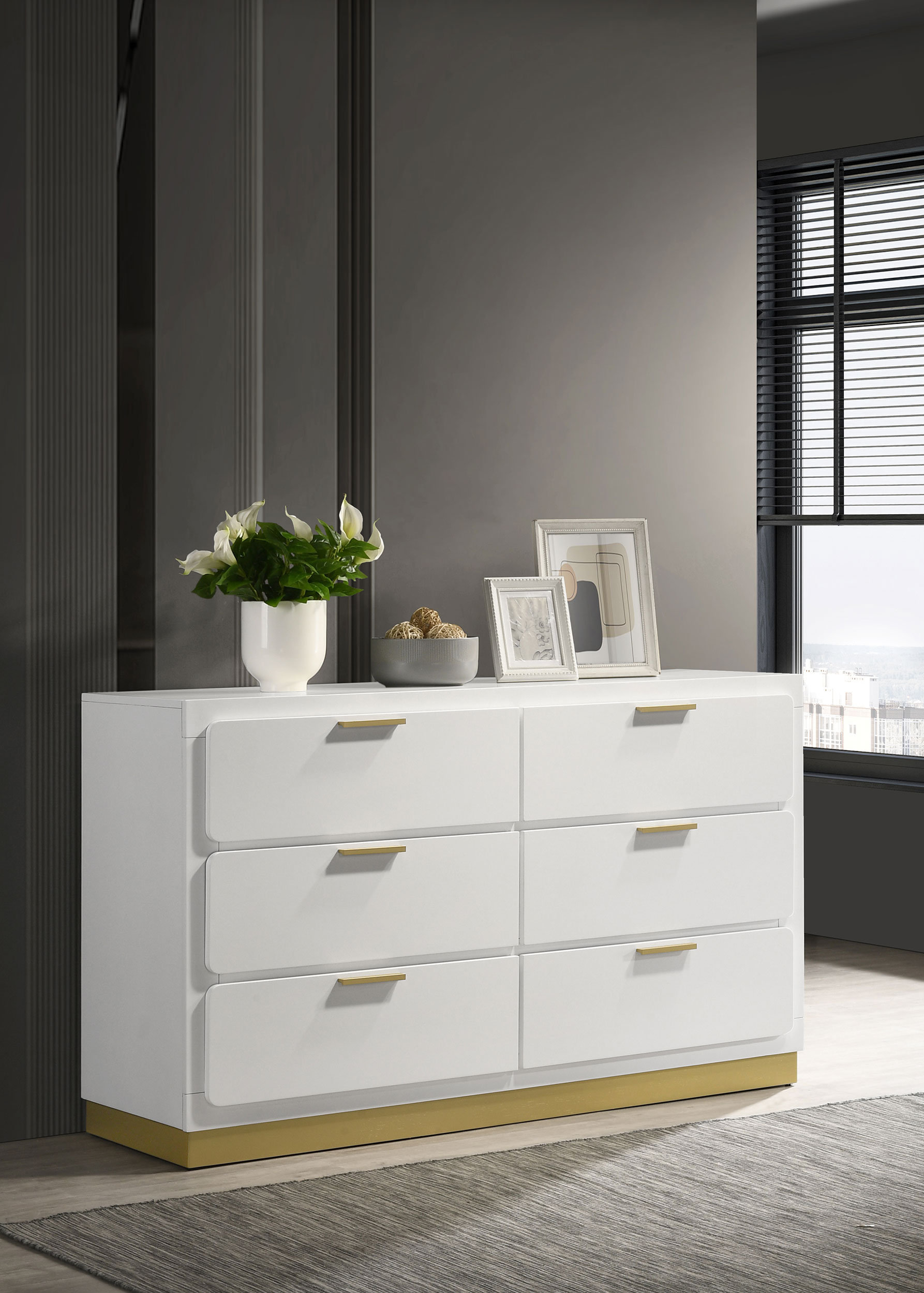 Mercer41 Fencher 6 - Drawer Dresser | Wayfair