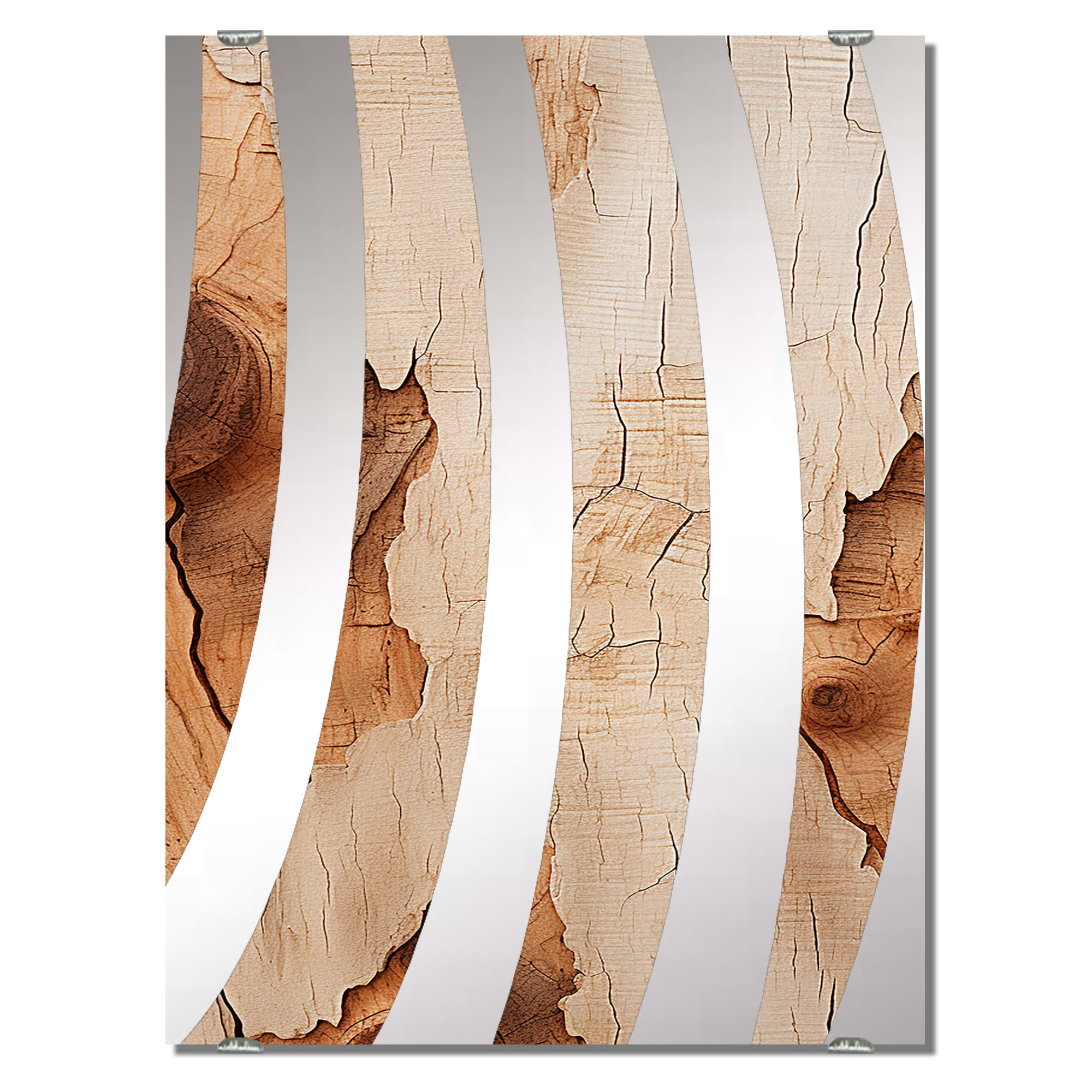 East Urban Home Corbynn - Tree Wall Mirror MIR136559 | Wayfair