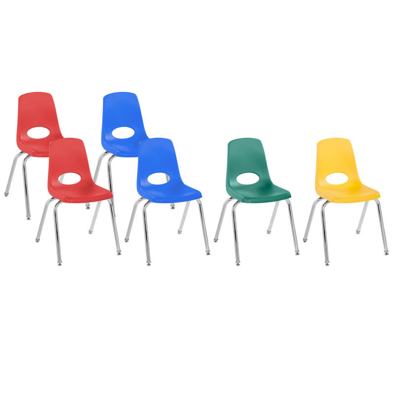 Factory Direct Partners Stacking Classroom Chair ( Set of 6 ) & Reviews ...