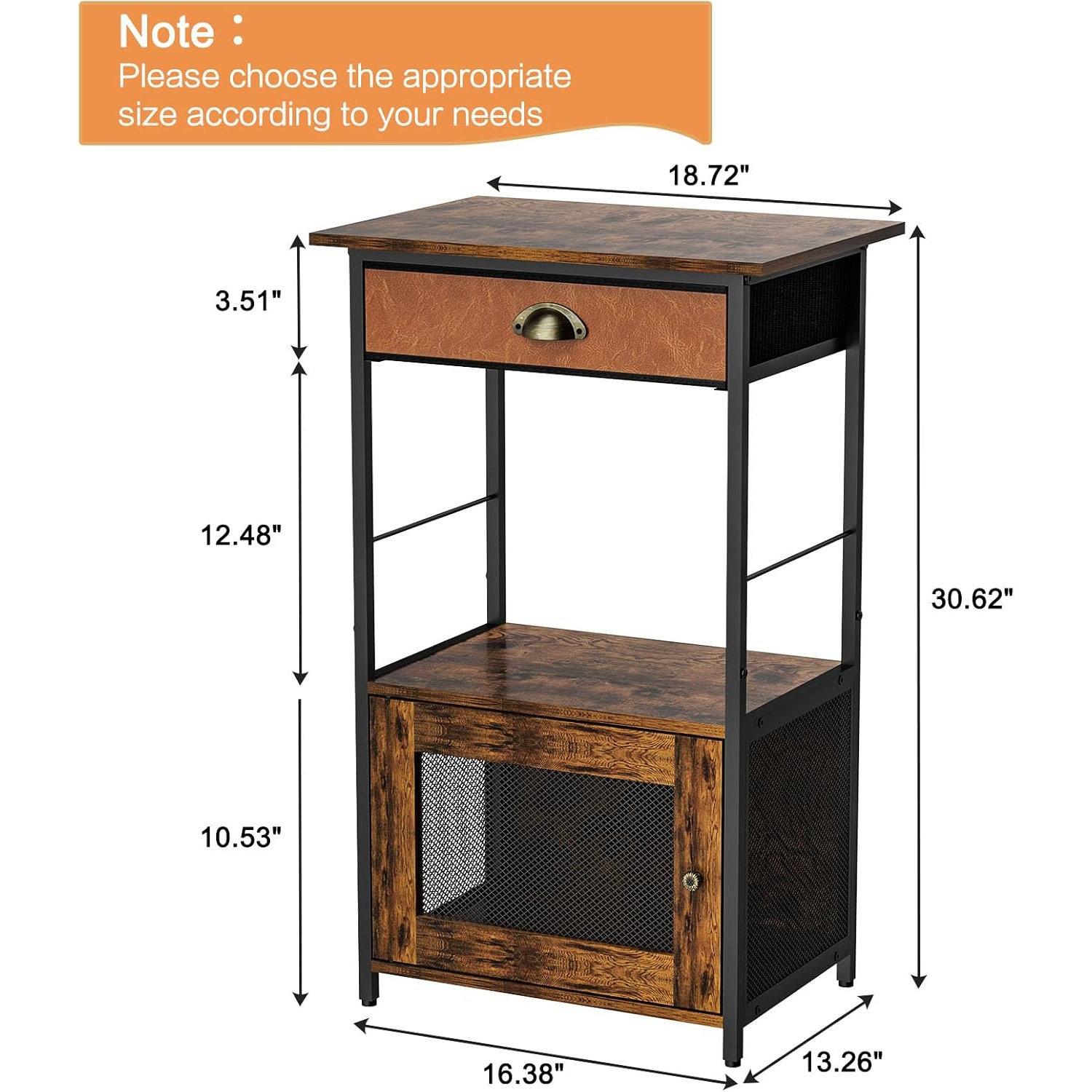 DONIVE Coffee Bar Station, 3-Tier Small Coffee Stand Station with ...
