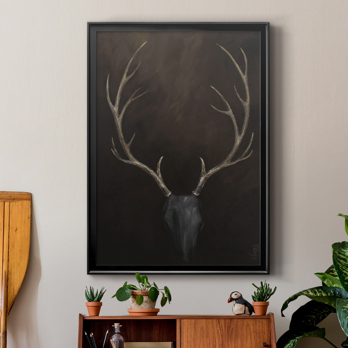 The Twillery Co.® Buck Framed On Paper Print & Reviews | Wayfair
