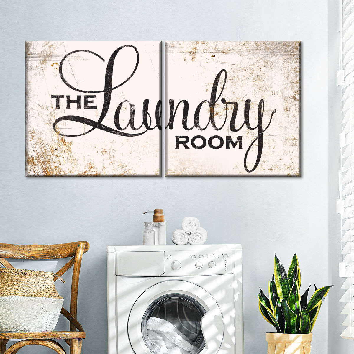 Trinx Antique Laundry Room Sign Multi Piece Canvas Print - Wayfair Canada