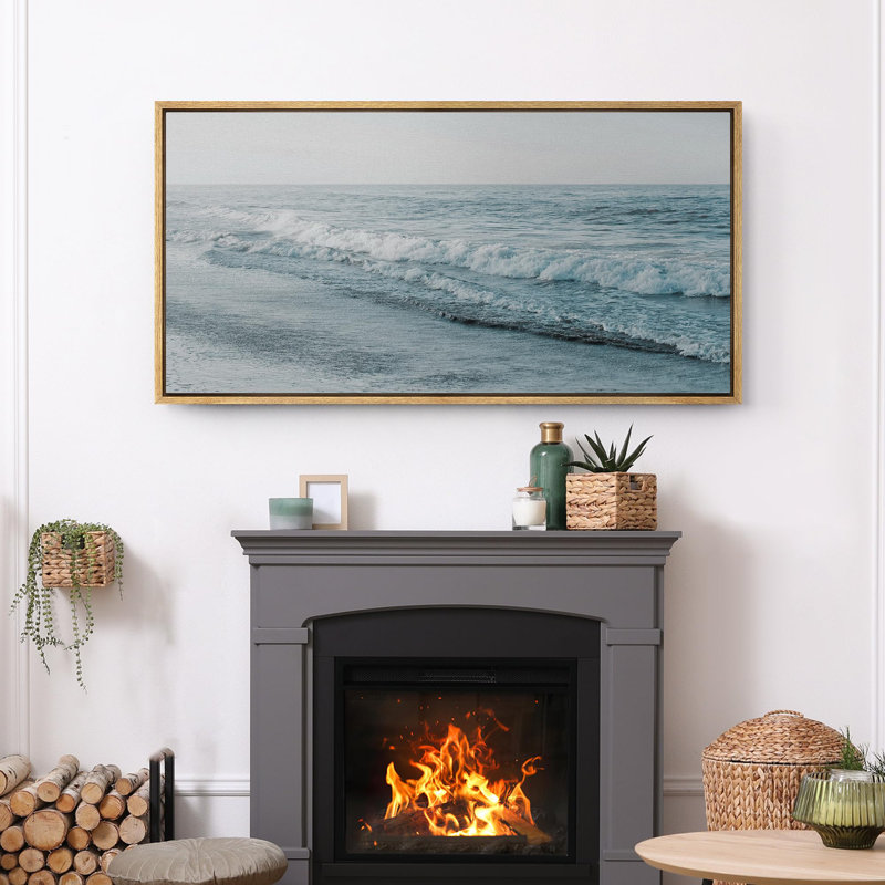 IDEA4WALL Coastal Beach "Ocean Waves Serene Seascape Modern Art Calm ...