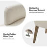 Laurel Foundry Modern Farmhouse® Sara Farmhouse 19"H Upholstered Back ...