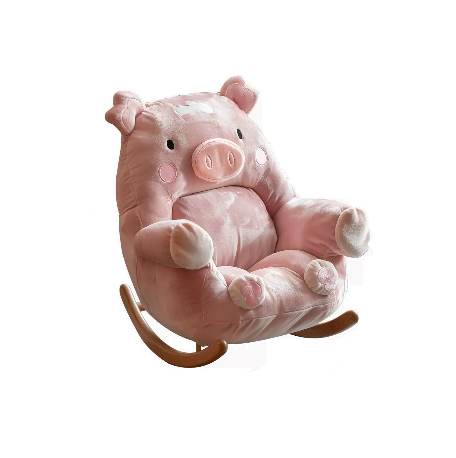ChairVogue Cute Piggy Rocker Metal Rocking Chair | Wayfair
