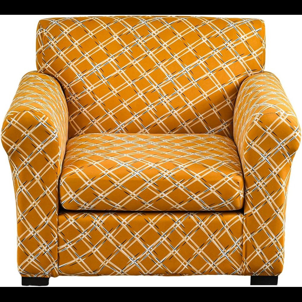 Cozy Oasis 2 Piece Chair Cover Sofa Covers Stretch Floral Pattern Chair ...