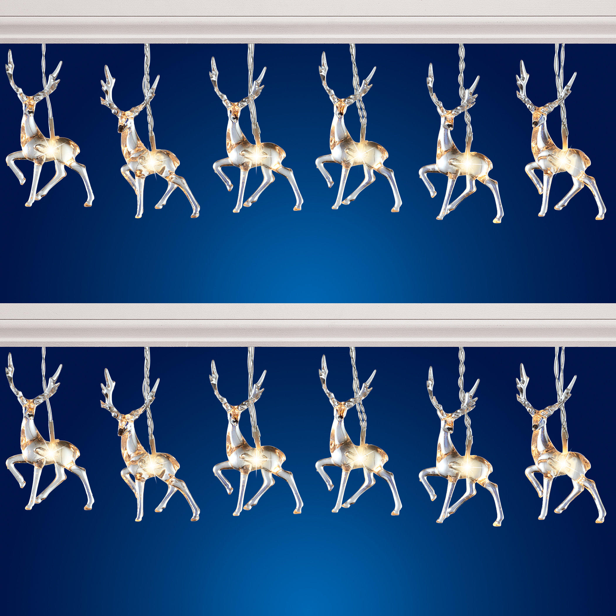 The Holiday Aisle® Deer String Lights | Wayfair