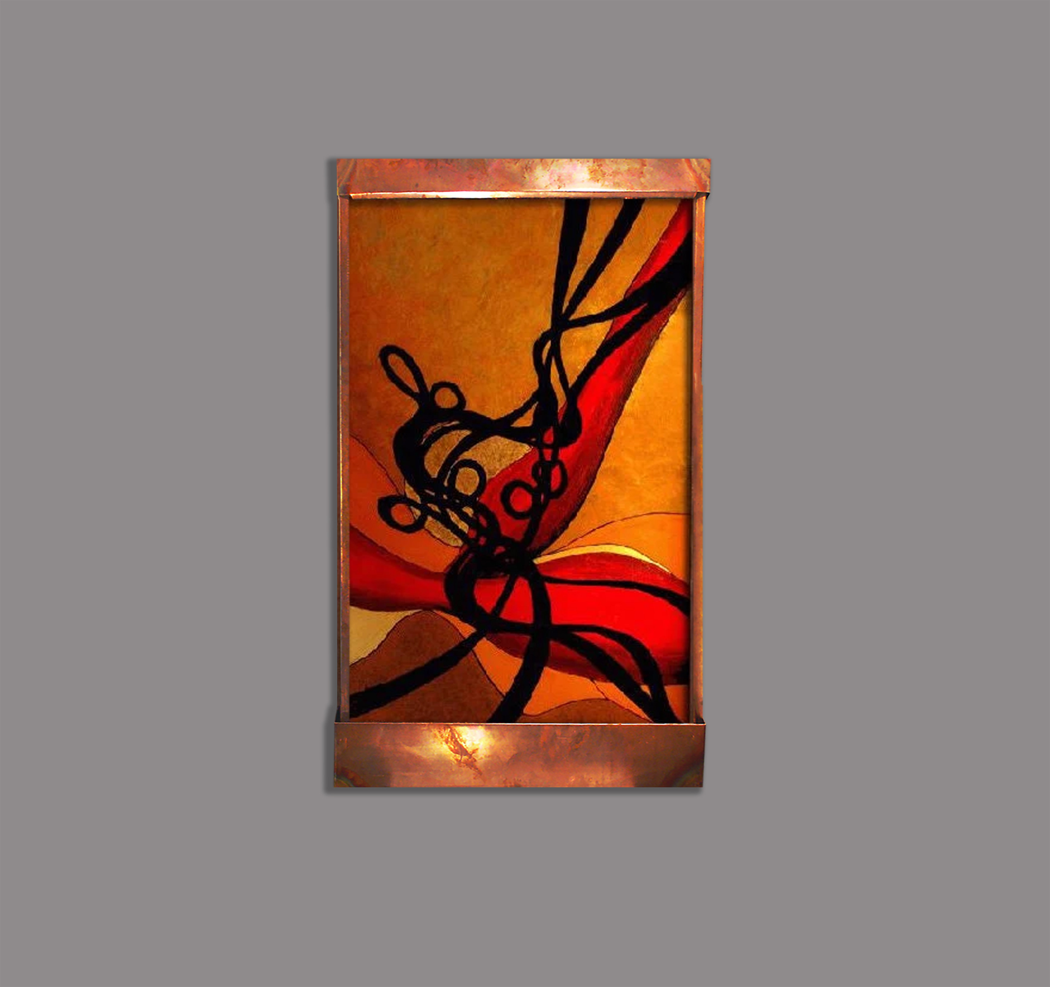 Orren Ellis Airidas Galaxy Metal/Acrylic String Theory Fountain with ...