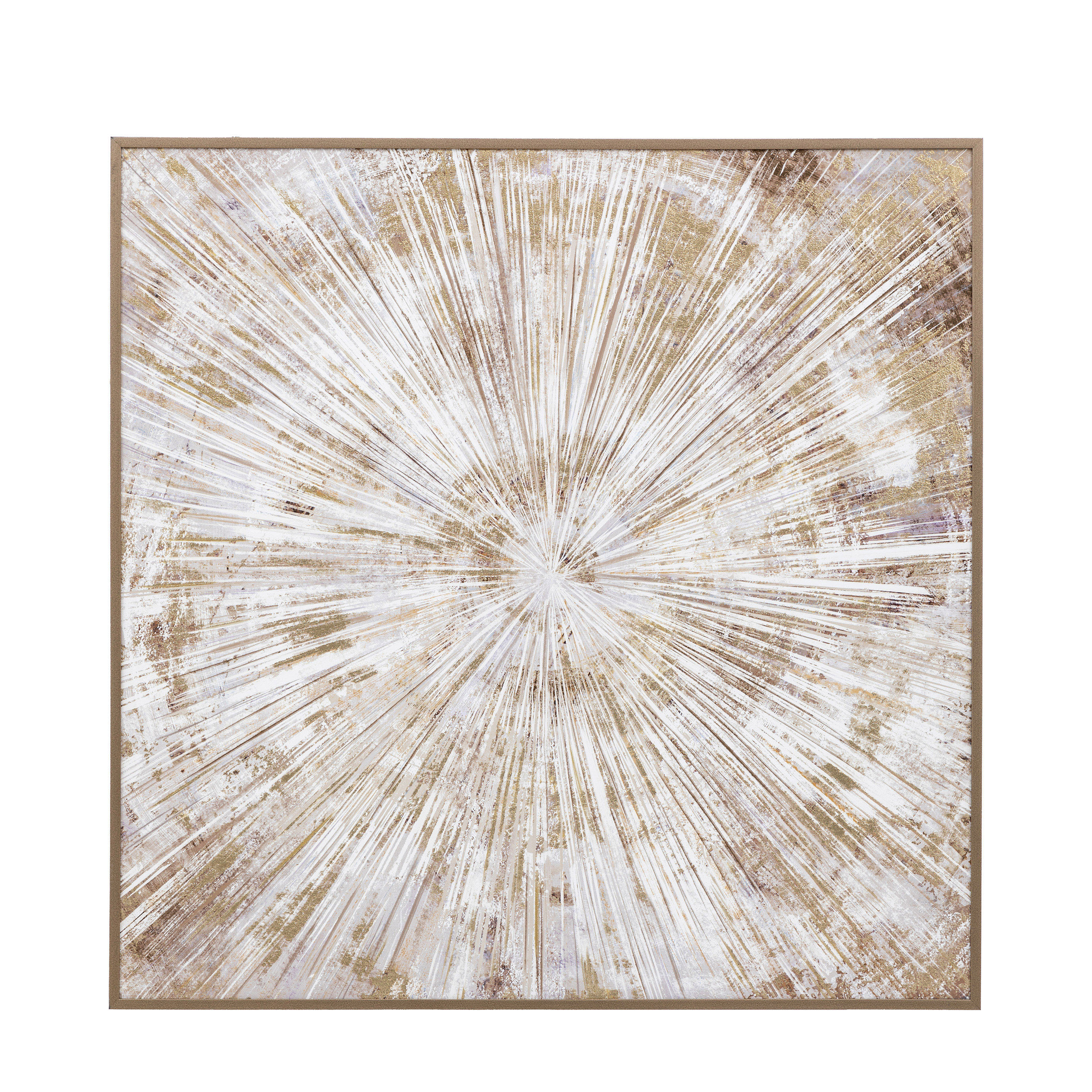 Williston Forge Starburst Flair - Single Picture Frame Print on Canvas ...
