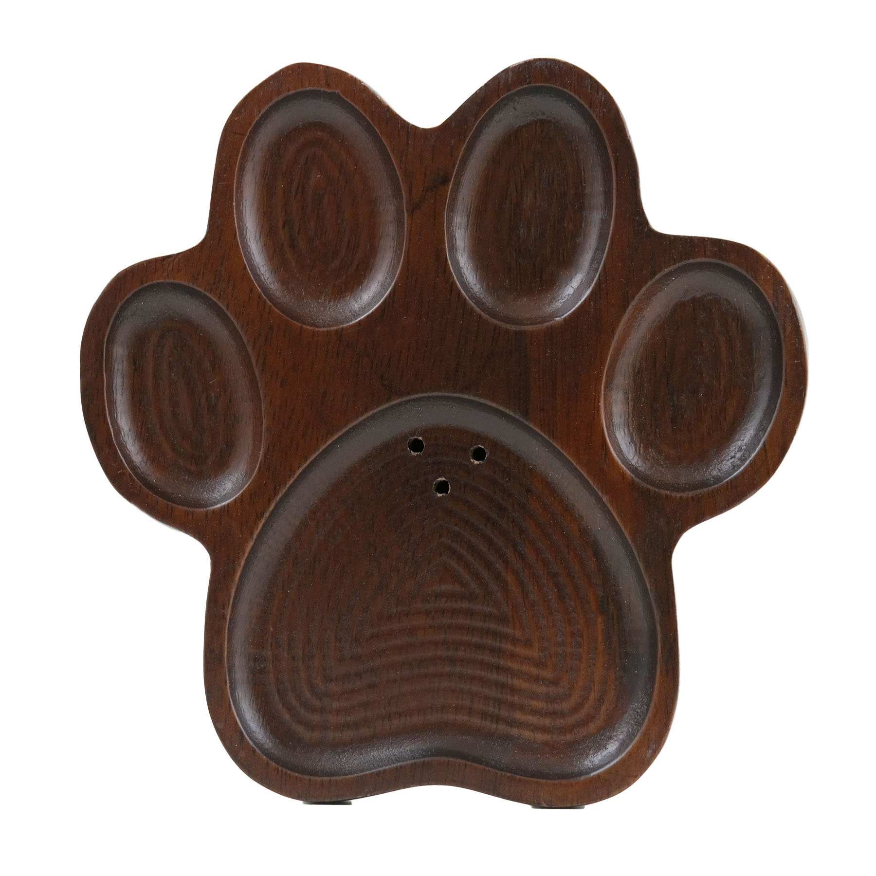 Bungalow Rose Accessory: Brown Paw Print Incense Burner | Wayfair