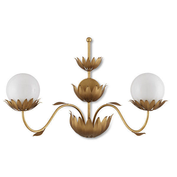 Currey & Company Mirasole 2 - Light Armed Sconce | Perigold
