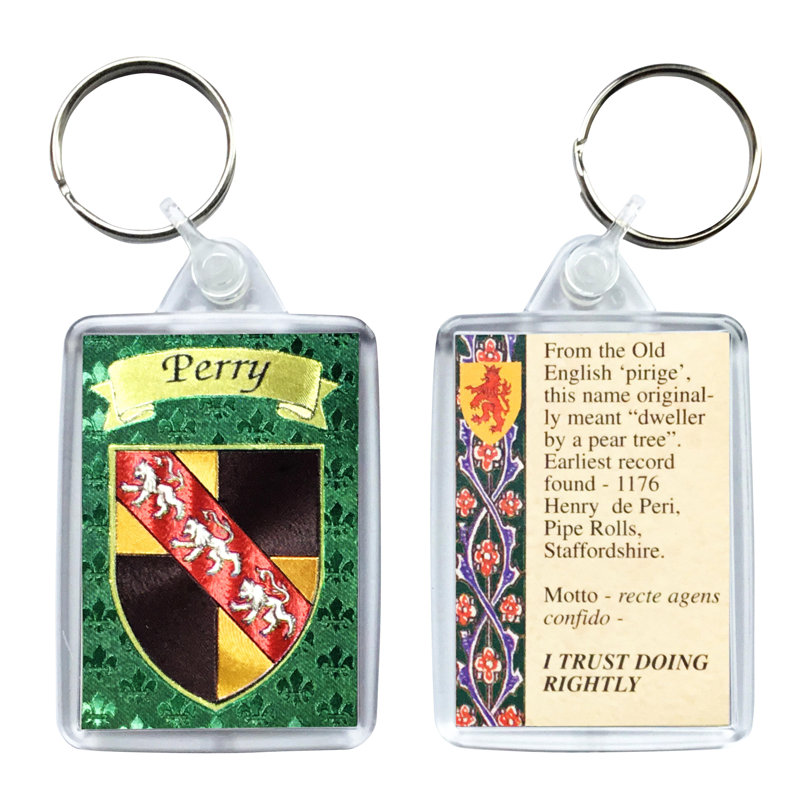 Happy Larry Coat of Arms Keyring - Perry | Wayfair.co.uk