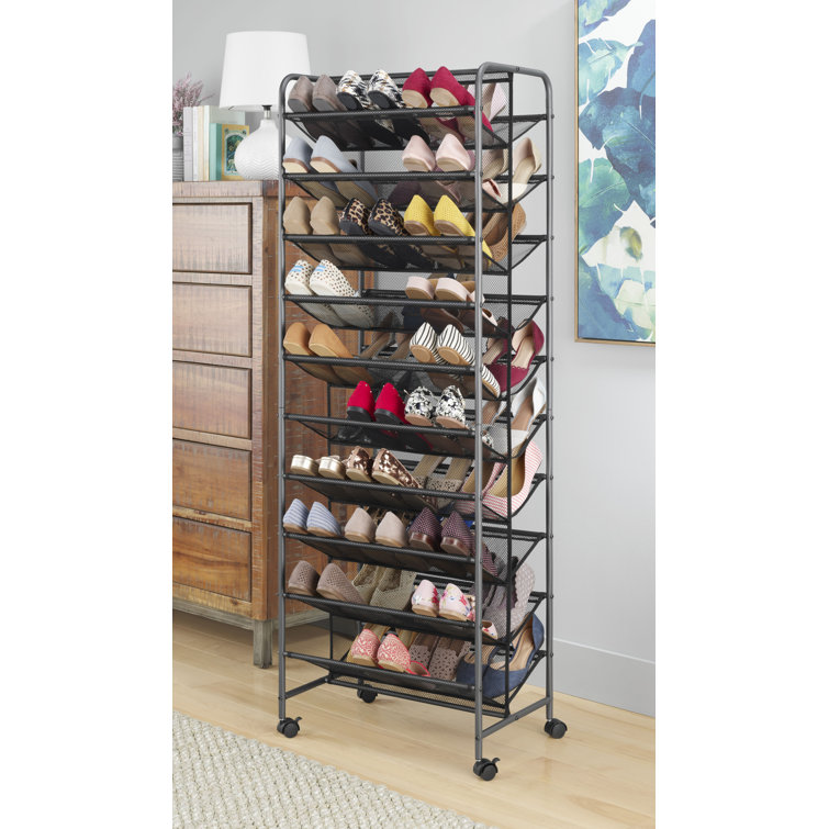 Rebrilliant 30 Pair Shoe Rack & Reviews - Wayfair Canada