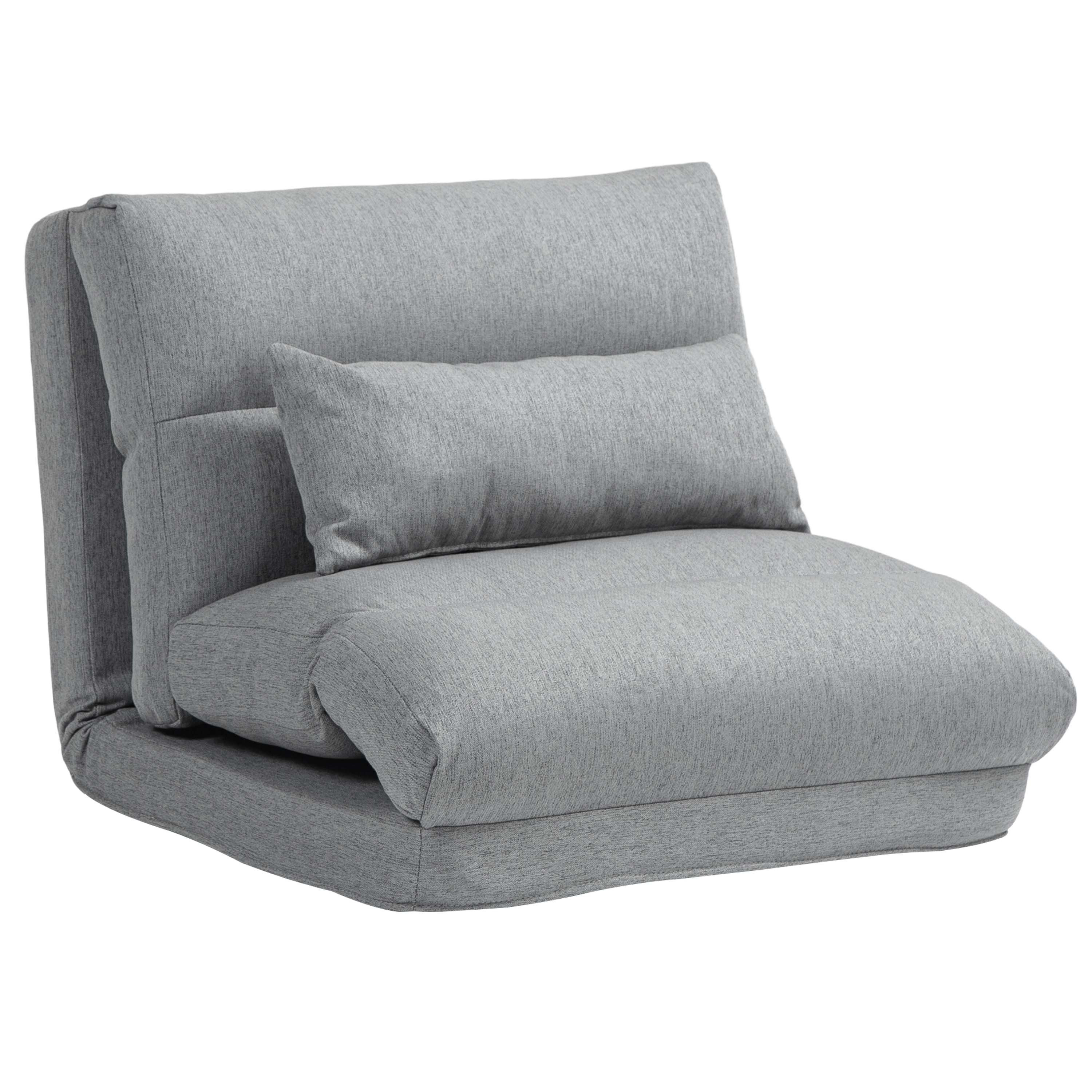 Latitude Run® Folding Floor Chair, Convertible Lazy Sofa Bed, Floor ...