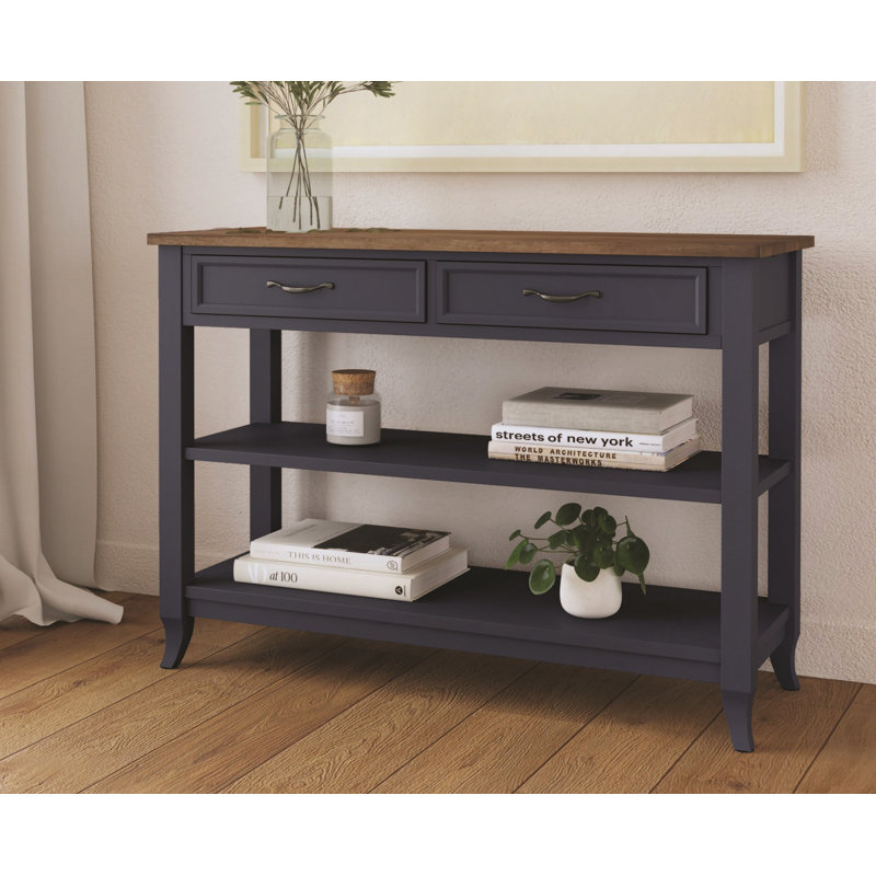 Williston Forge Ivree Almond Wood Sofa/ Media Console Table | Wayfair