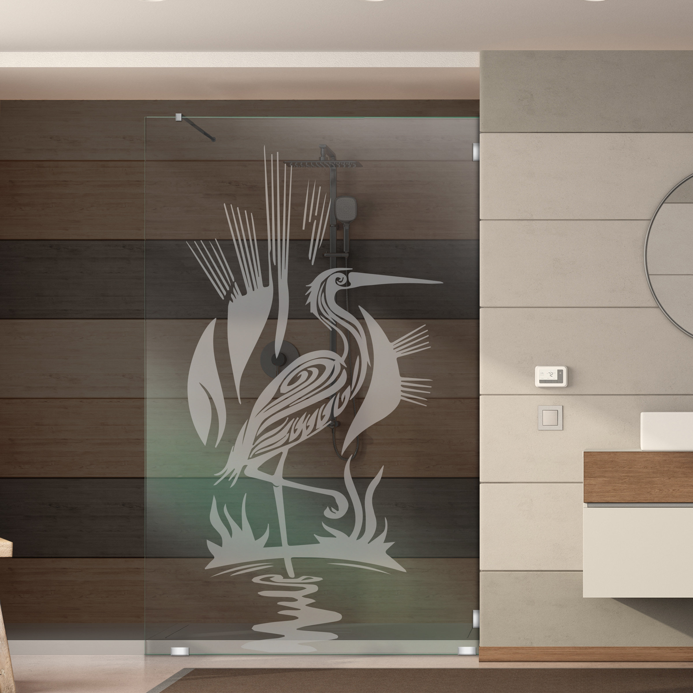 Glass-Door.us Frameless Fixed Shower Glass Panel - Wayfair Canada