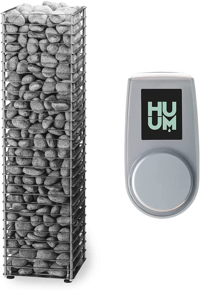 HUUM Cliff 10.5kW Sauna Heater with UKU Control, (Sauna Stones Included ...