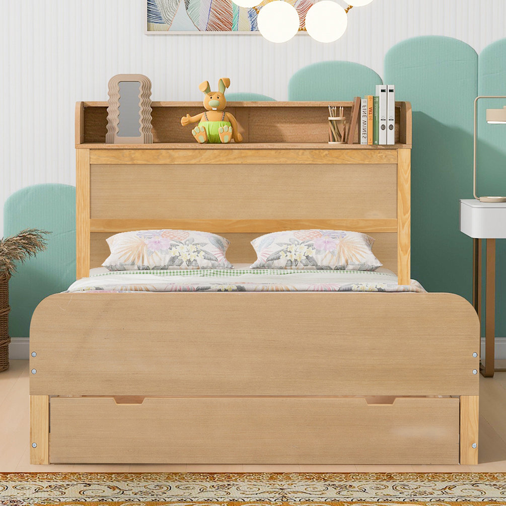 Lark Manor Laton Solid Wood+MDF Platform Storage Bed | Wayfair