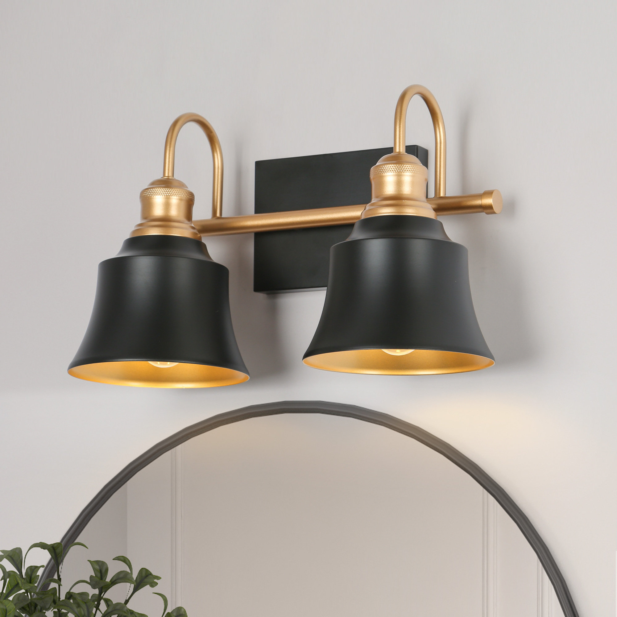 Rosdorf Park Faidra 2 - Light Dimmable Vanity Light Armed Sconce | Wayfair