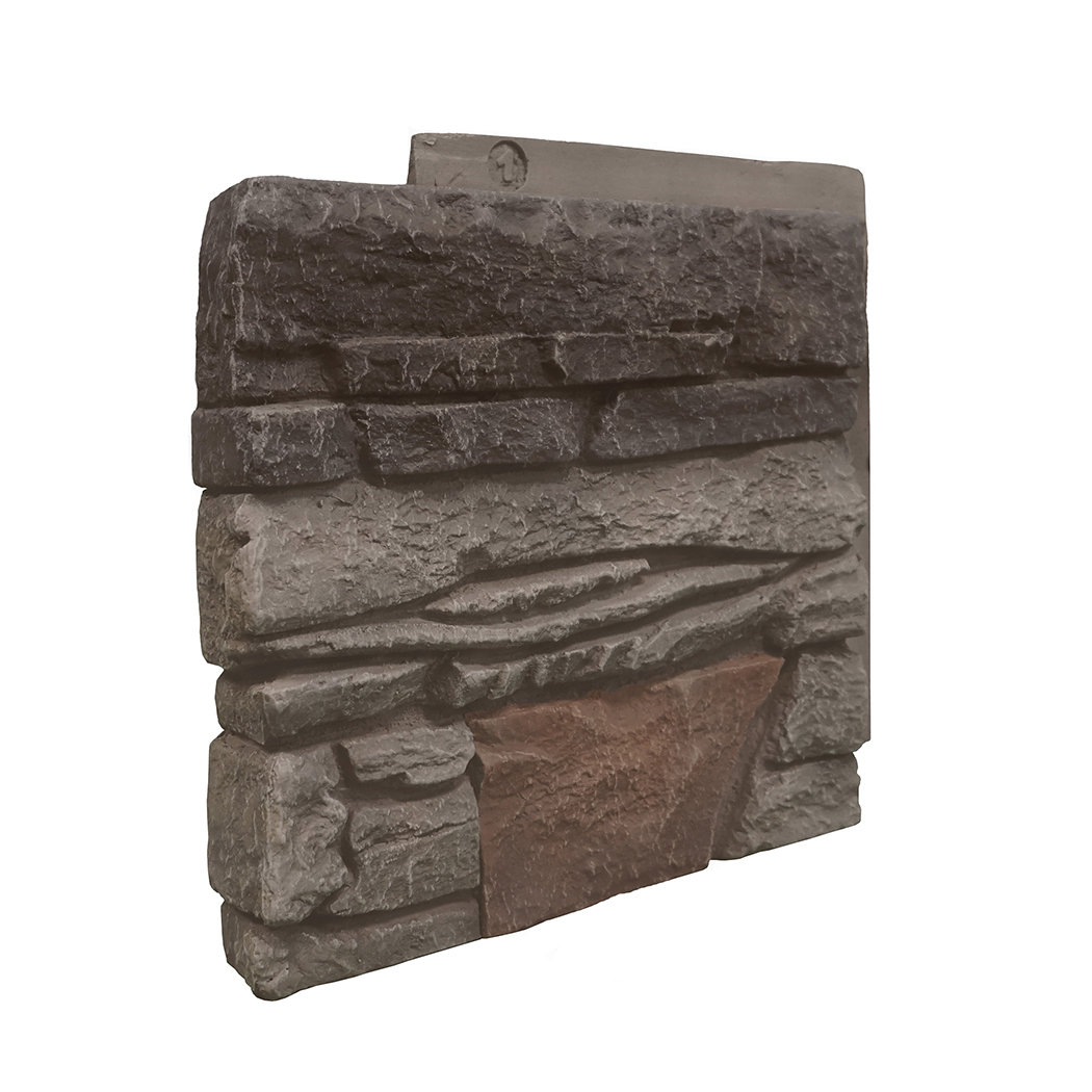 GenStone 12.5" x 12" Stone Wall Paneling in Brown & Reviews | Wayfair