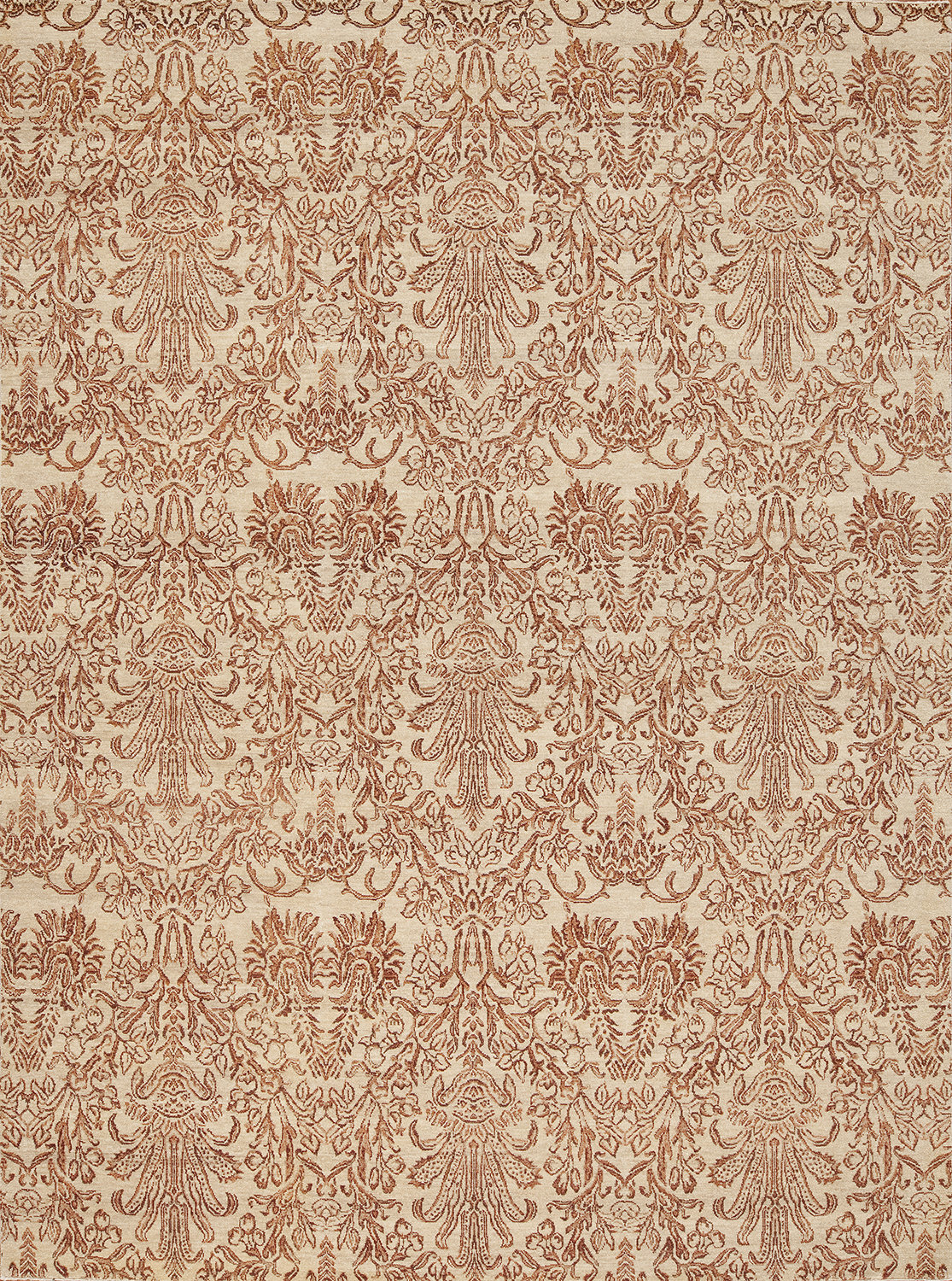 Samad Rugs International Hand-Knotted Wool Ivory Area Rug | Wayfair