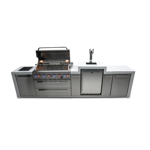 Mont Alpi MAi805-DKEG 44-inch 6-Burner 115000 BTU Deluxe Stainless ...