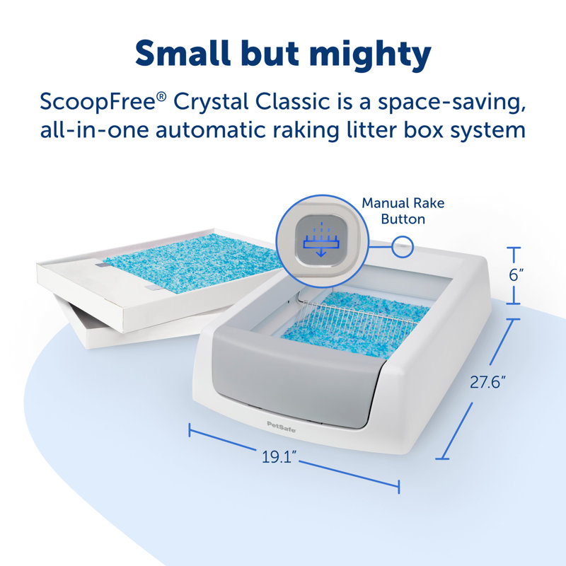 PetSafe ScoopFree Crystal Classic Self-Cleaning Litter Box & Reviews ...