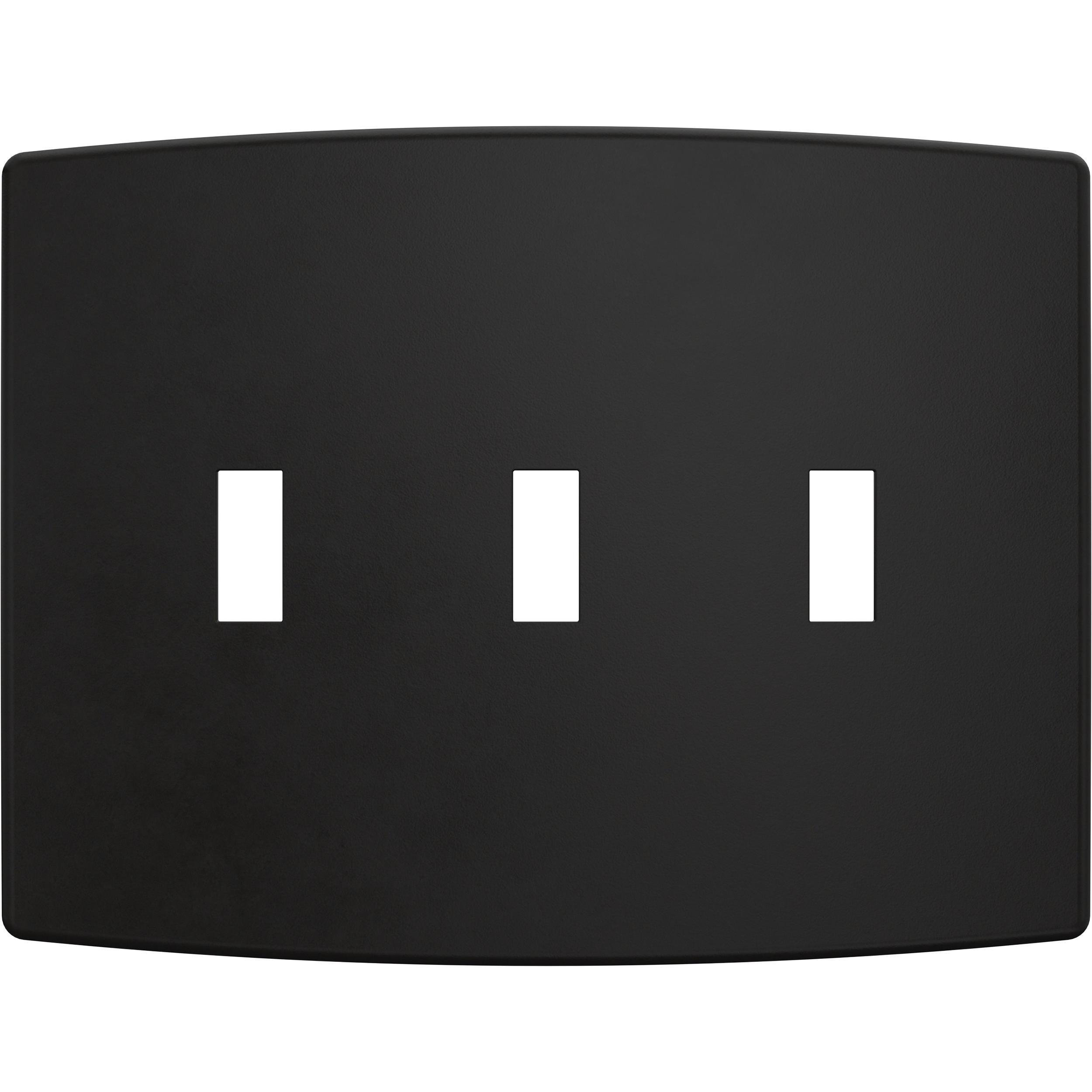 Franklin Brass Soft Modern 3-Gang Concealed Mount Light Switch/Toggle ...