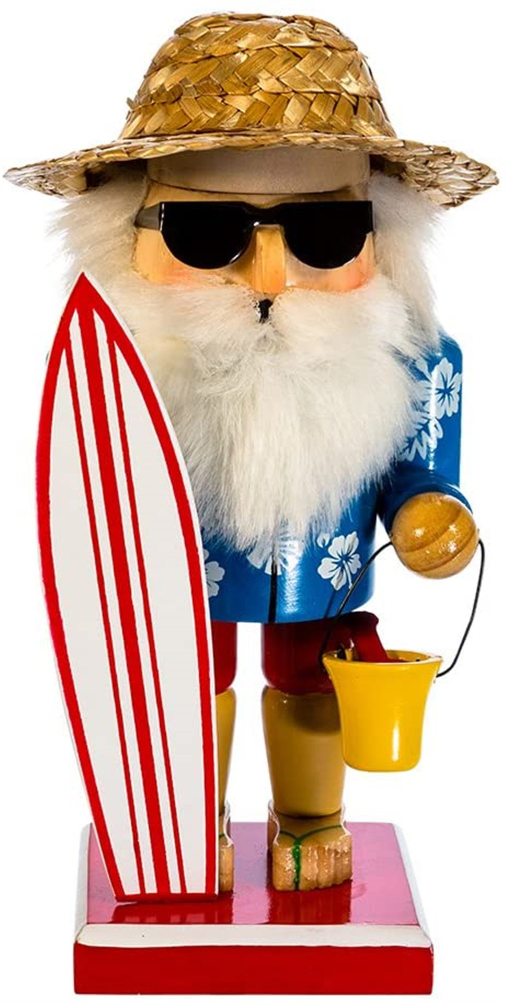 Kurt Adler Surfer Santa Nutcracker & Reviews | Wayfair