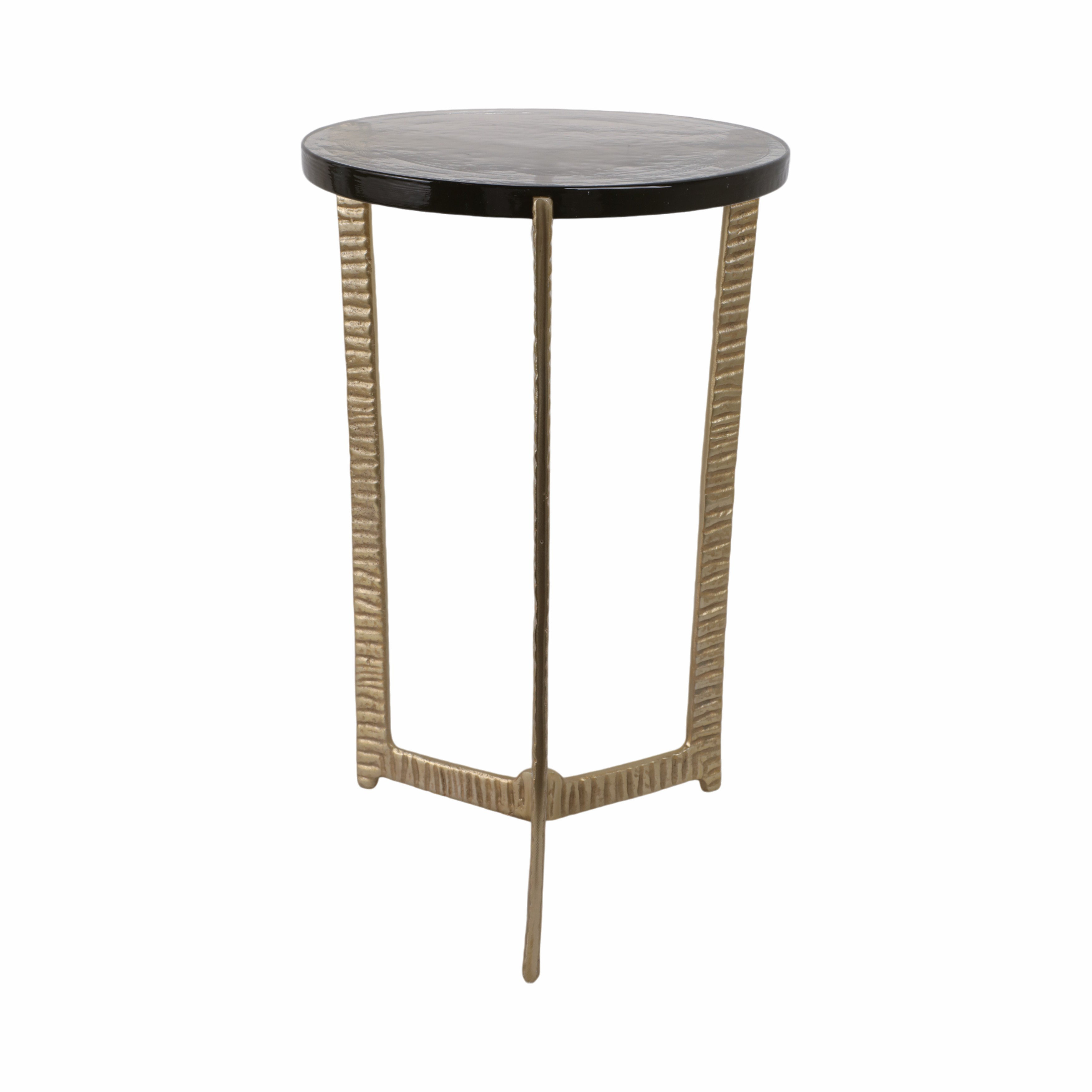 Mercer41 Bennington Wide Recycled Glass Accent Table | Wayfair