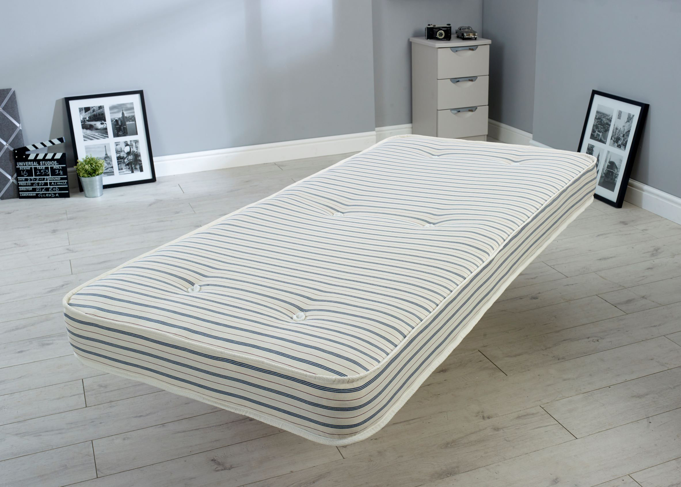 White Noise Alba Isla Contract Spring Deep Mattress Open Coil Mattress ...