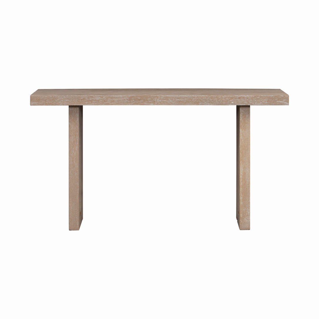 Latitude Run® Uniquely Designed Oak Veneer Console Table | Wayfair