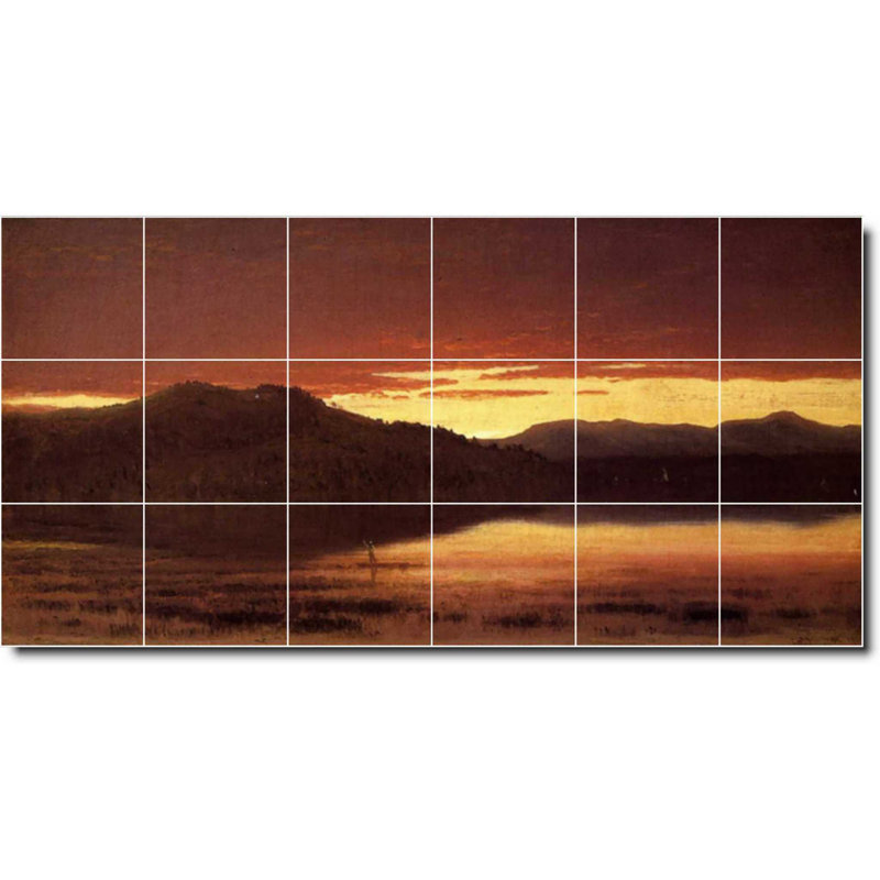 Picture-Tiles.com 72" x 36" Ceramic Painting Decorative Mural Tile 12 ...