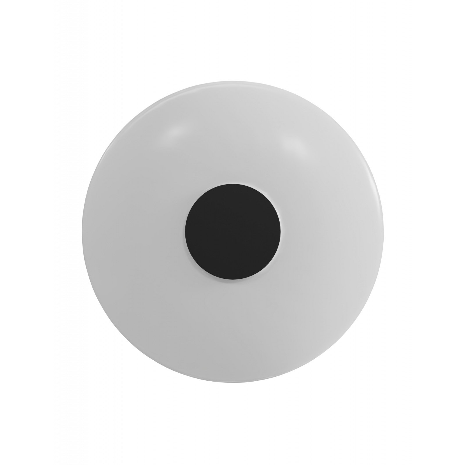 Avenue Lighting Fremont Disc Shape 1-light In Black/white Glass | Wayfair
