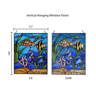 Dovecove 14"H Underwater Ocean Scene Stained Glass Window Panel ...