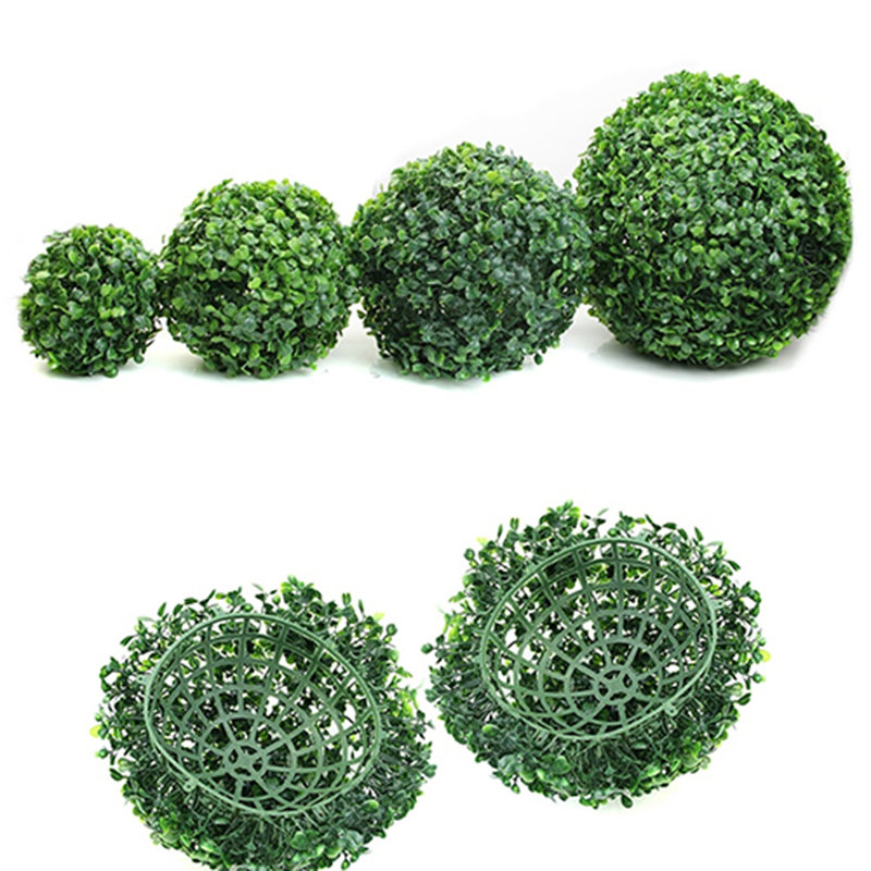 Ebern Designs Topiary Ball Plastic Verdant Greenery Ball Tear Resistant ...