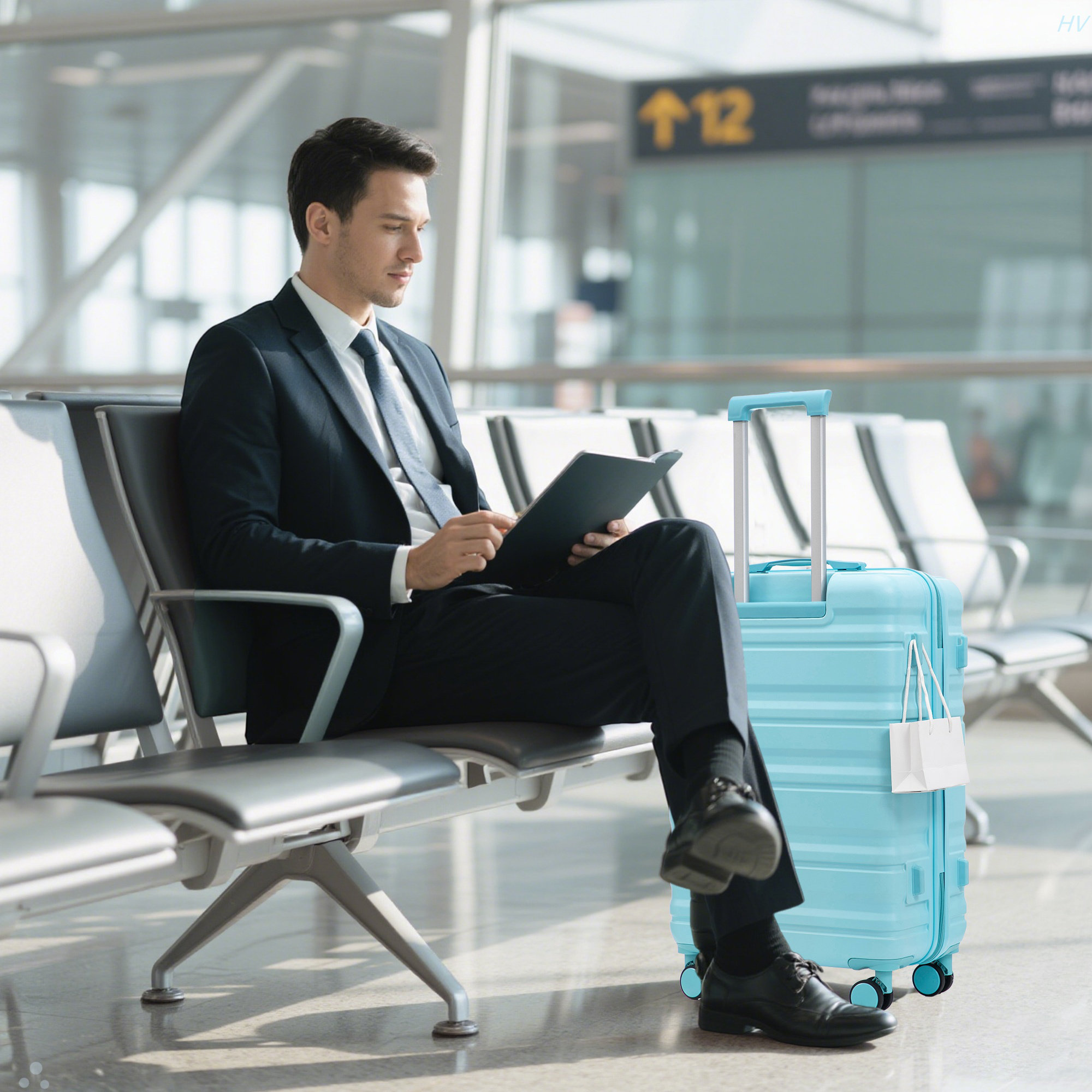 HomeViewto 20 "/ 24" / 28 "3 pièces / ensemble en valise à roulettes en ...