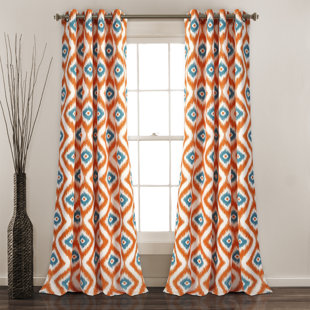 Ikat Curtains & Drapes You'll Love | Wayfair