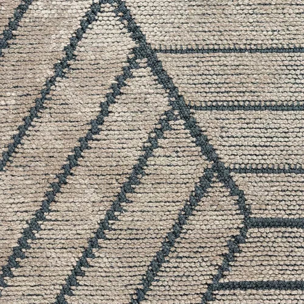 Latitude Run® Trzic Beige Geometric Cotton Machine Made Area Rug | Wayfair