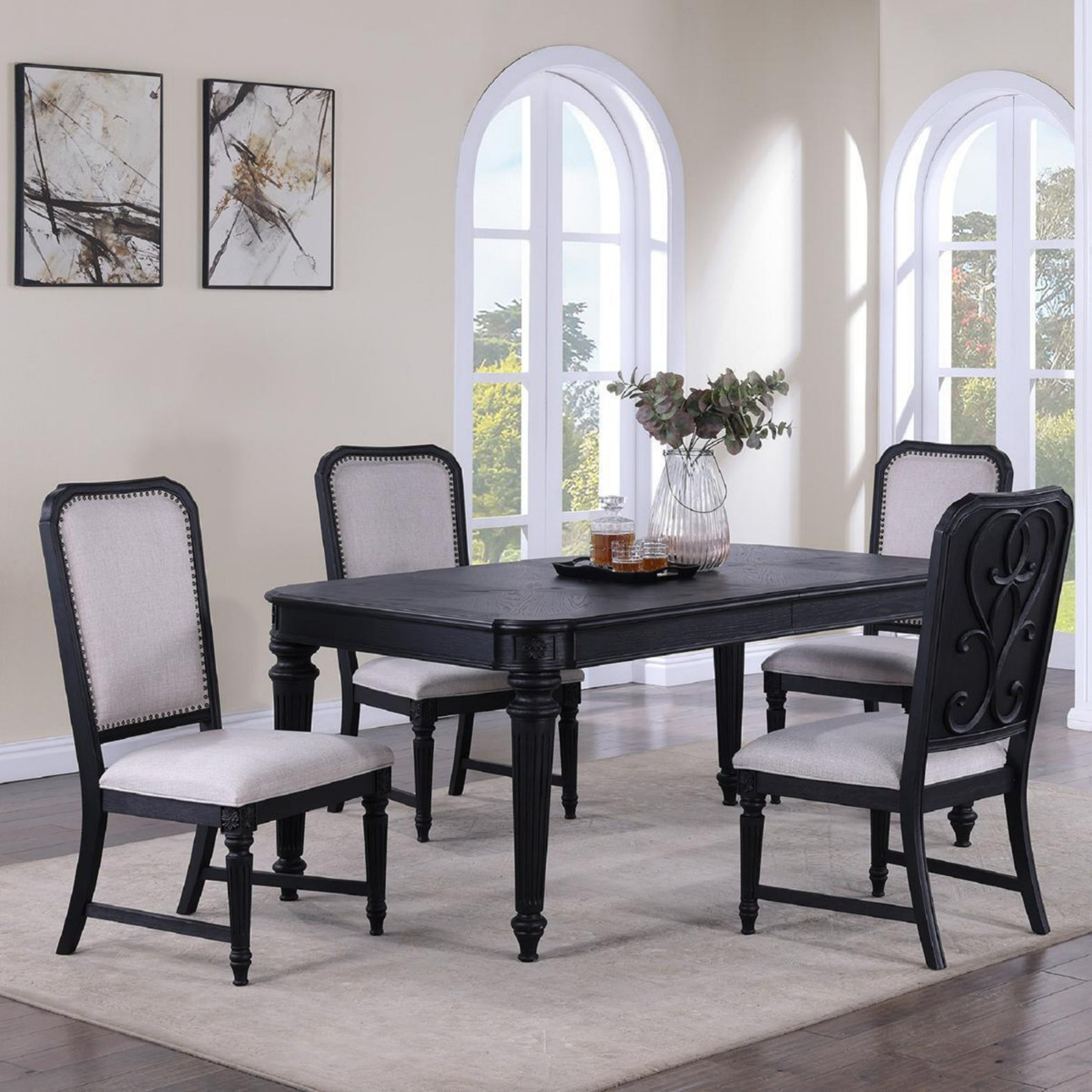 Hokku Designs Traditional 7pc Dining Room Set - Wayfair Canada