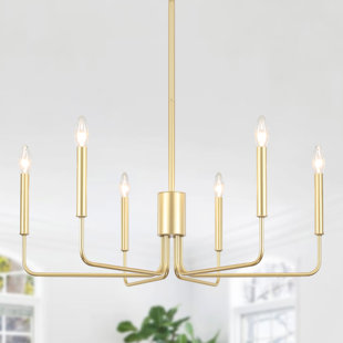 Wayfair | Gold Finish Chandeliers You'll Love in 2024