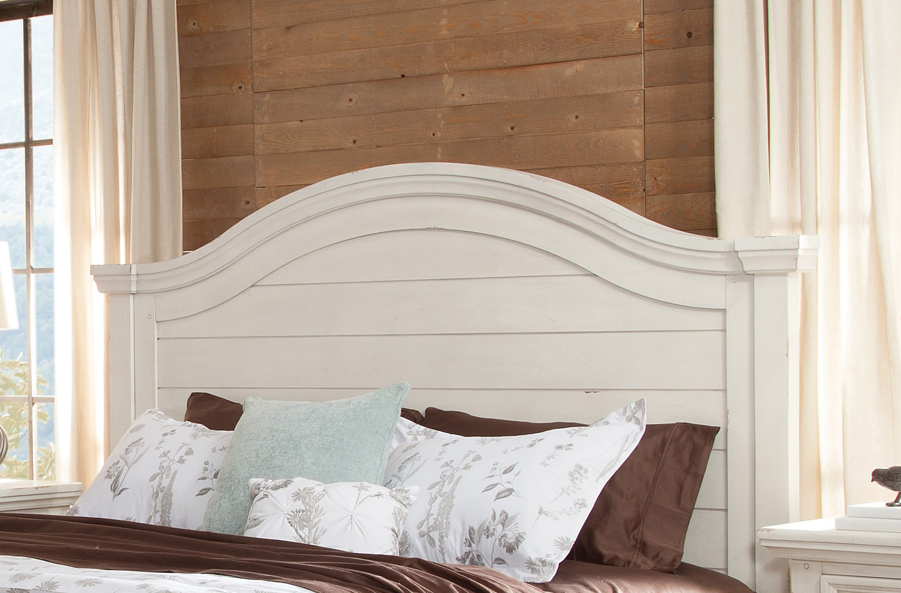 Laurel Foundry Modern Farmhouse® Cranbrook Solid Wood Panel Headboard ...