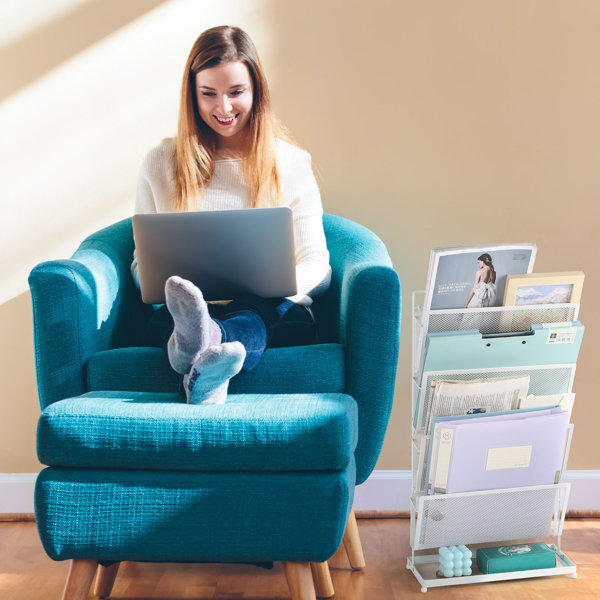 zenco homegoods Desk File Organizer 4 Tier Vertical Folder Organizer ...