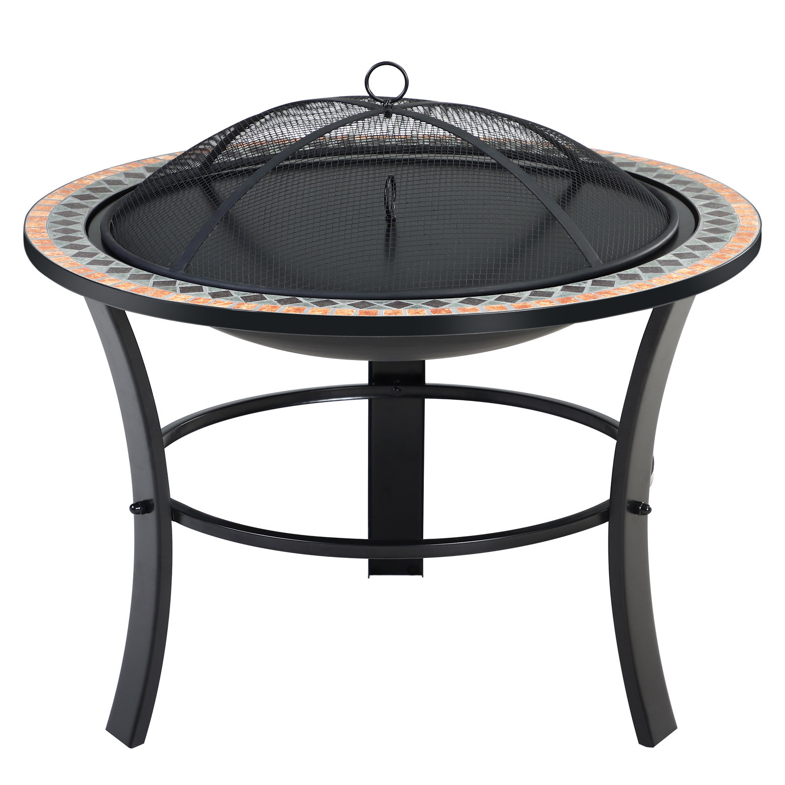 Lark Manor Circle Charcoal Outdoor Fireplace | Wayfair.co.uk