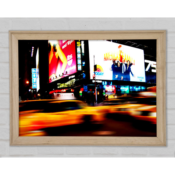 Brayden Studio New York City Rush Hour - Single Picture Frame Print ...