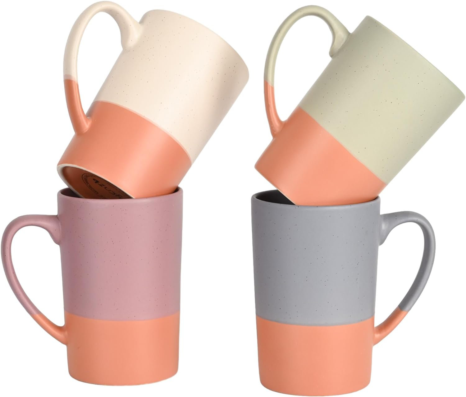 Latitude Run® 18Oz Large Tall Ceramic Coffee Mugs Set | Wayfair